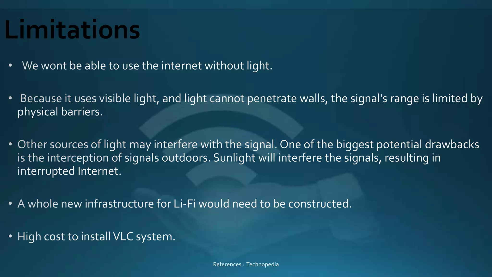 Li fi technology | PPTX | Computer Networking | Computing