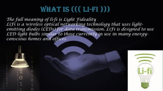 Li fi technology | PDF