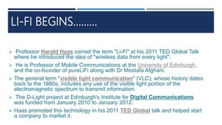 Li fi technology | PPT