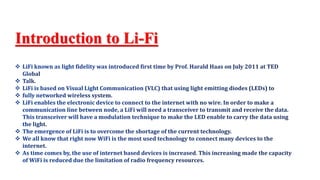 Li fi technology | PPT