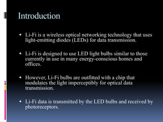 Li fi technology | PPT