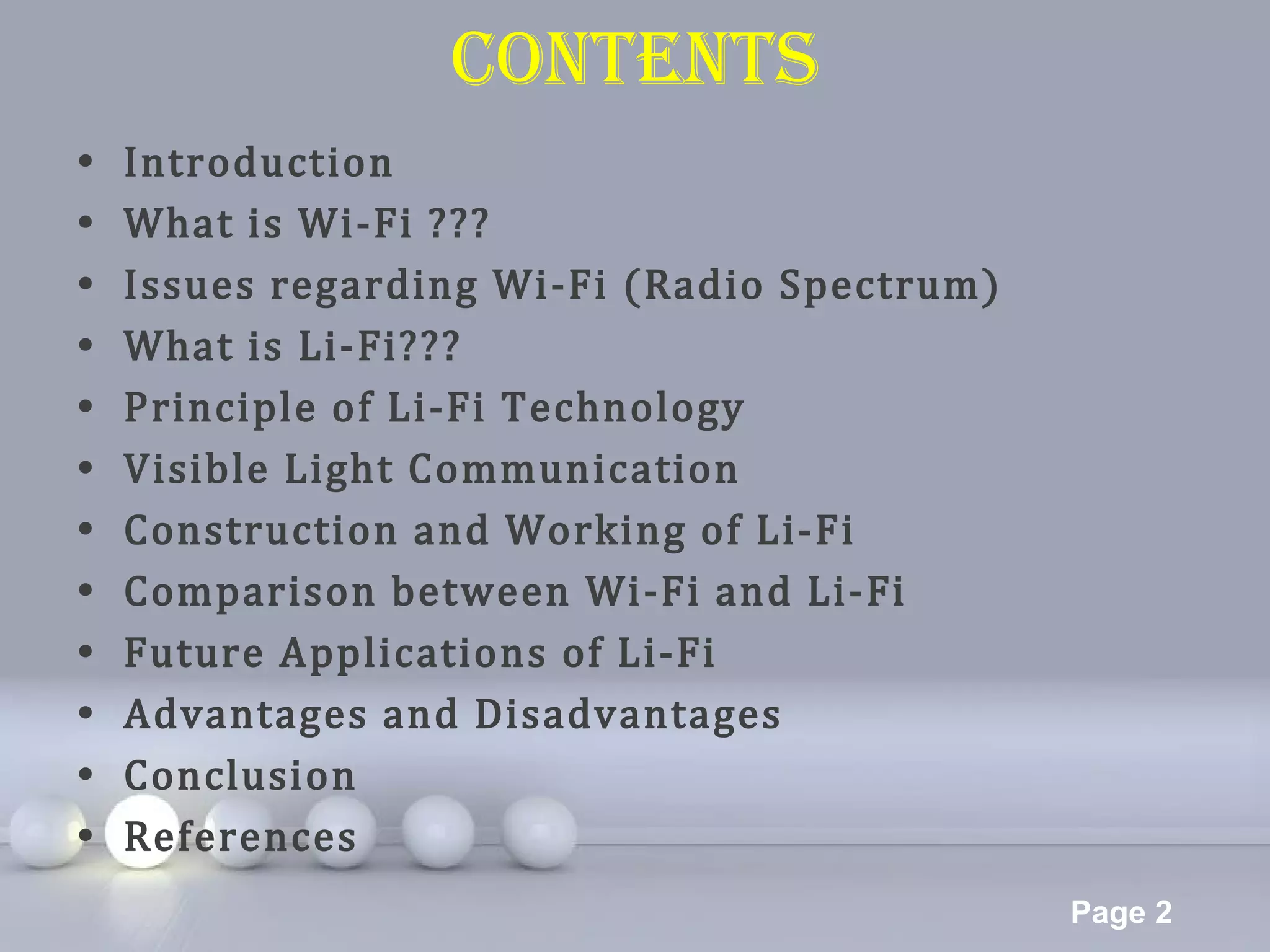 Li fi technology ppt | PPT