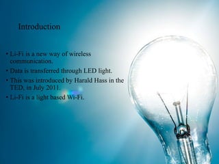 Li-Fi Technology | PPTX