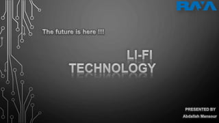 Li-fi technology presentation | PPT | Free Download