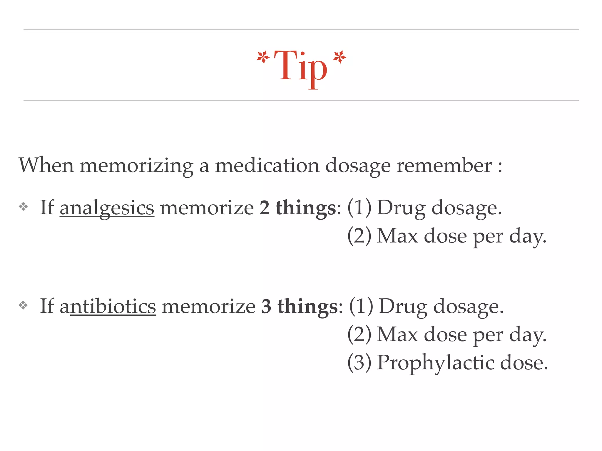 Dosage Calculations for Dental Drugs Prescription | PDF