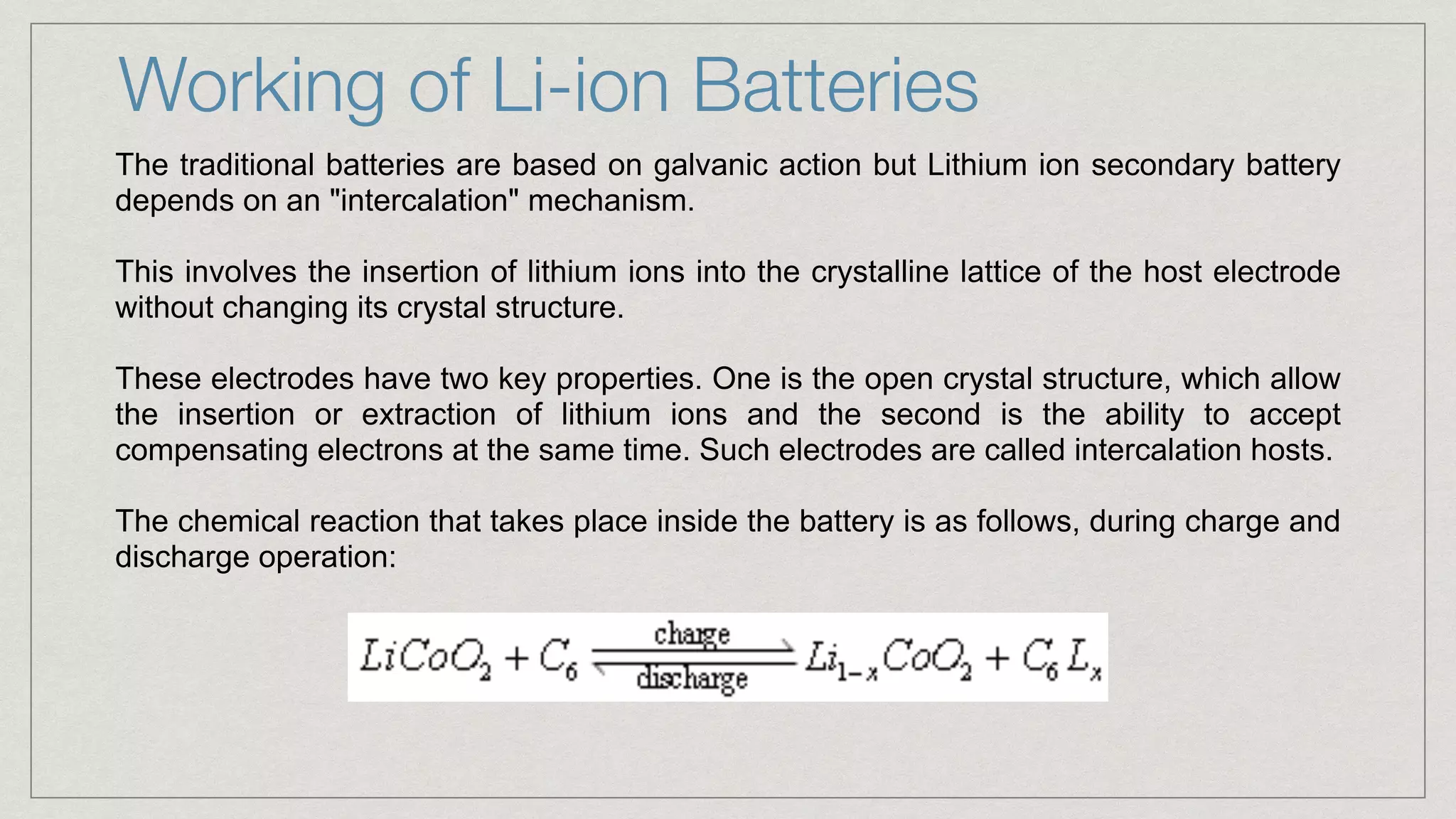 Lithium Ion Batteries, an Overview | PDF