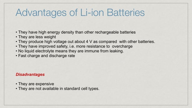 Lithium Ion Batteries, an Overview | PDF
