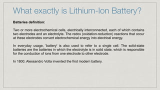 Lithium Ion Batteries, an Overview | PDF