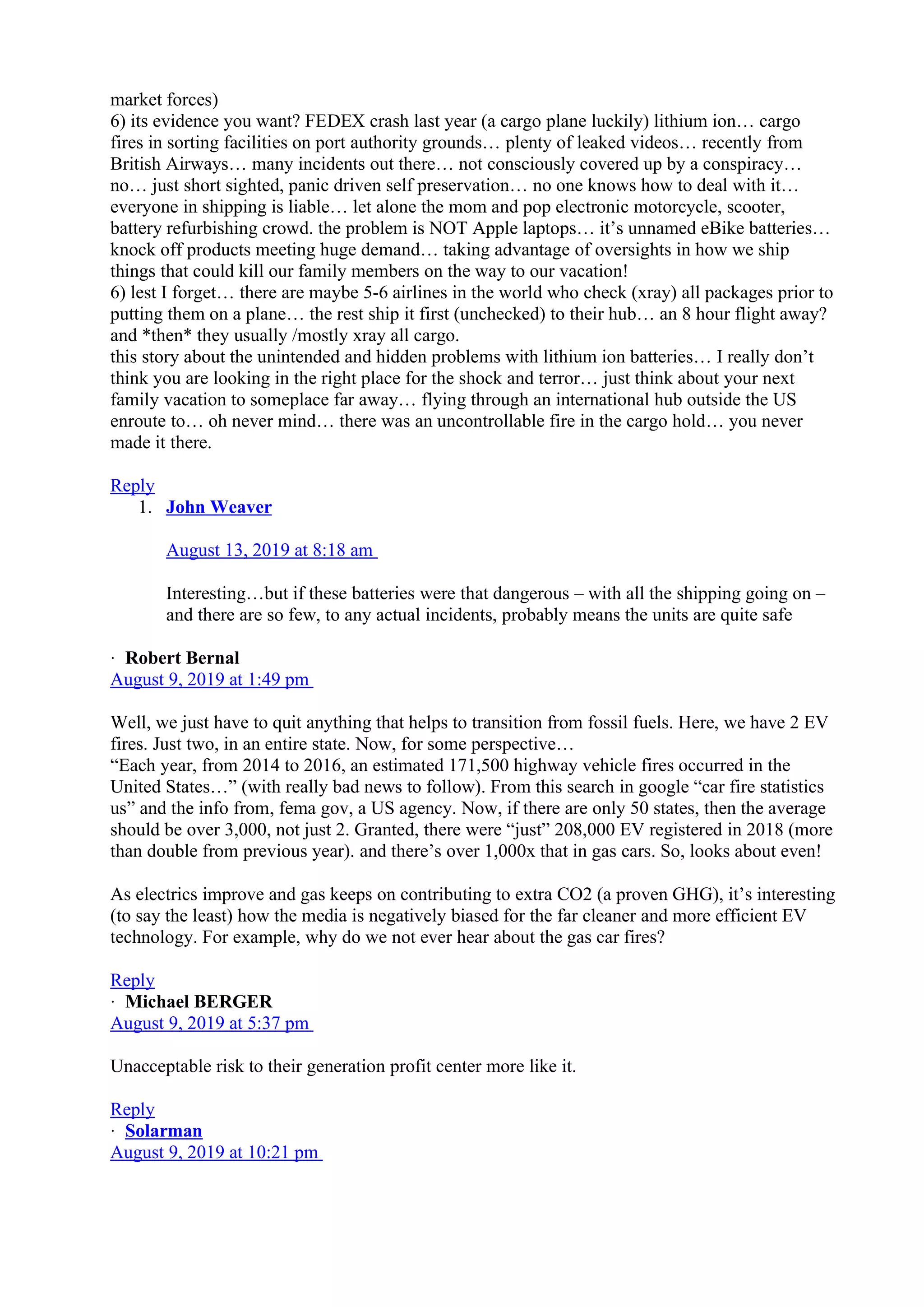 Li-ion batteries explosion risks | PDF