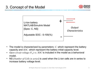 Device Modeling of Li-Ion battery MATLAB/Simulink Model | PPT