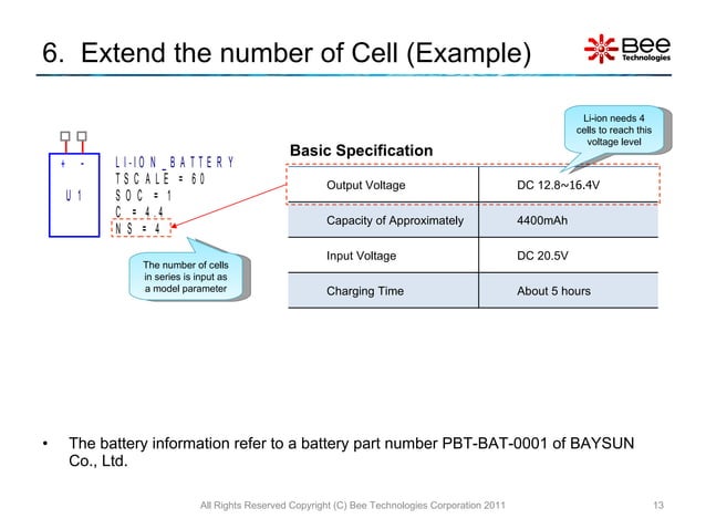 Simple model of Lithium Ion Battery (PSpice) | PPT | Consumer ...