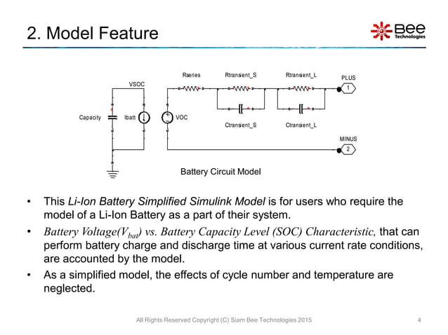 Lithium Ion Battery Simplified Simulink Model using MATLAB | PDF ...