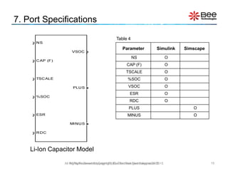 Lithium Ion Capacitor Simplified Simulink Model using MATLAB | PDF
