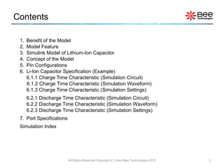 Lithium Ion Capacitor Simplified Simulink Model using MATLAB | PDF