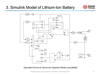 Lithium Ion Capacitor Simplified Simulink Model using MATLAB | PDF