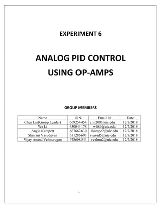PID Control | PDF