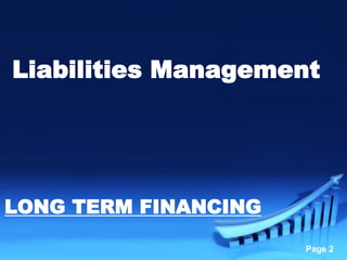 Liabilities management | PDF