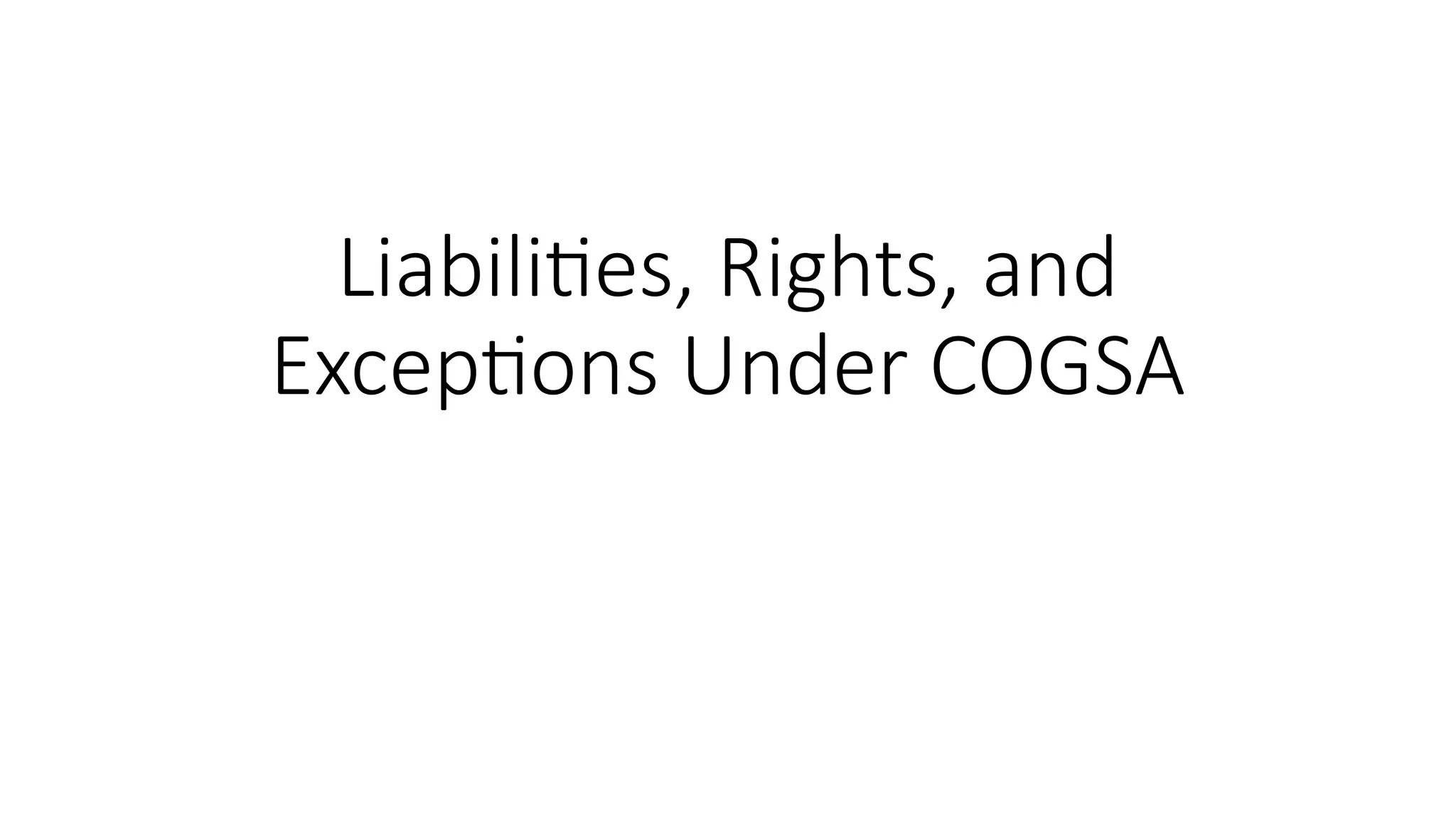 Liabilities, Rights, and Exceptions Under COGSA.ppt.pptx