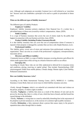 LIABILITY INSURANCE: WHAT YOU MUST KNOW! | PDF | Home Insurance | Insurance