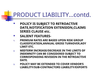 LIABILITY INSURANCE certification guide.ppt