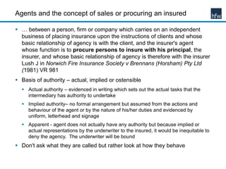 Liability of insurance agents to their clients | PPTX