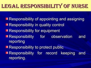 Liability of nurses thirumurugan | PPT