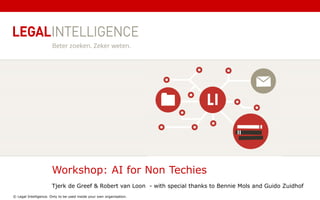 Artificial Intelligence workshop v5 | PPT