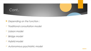Liaison Psychiatry Nursing | PPT