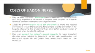 Liaison Psychiatry Nursing | PPT