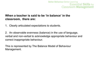 Classroom Management (Queensland Education) | PPT