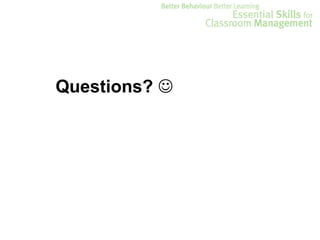 Classroom Management (Queensland Education) | PPT