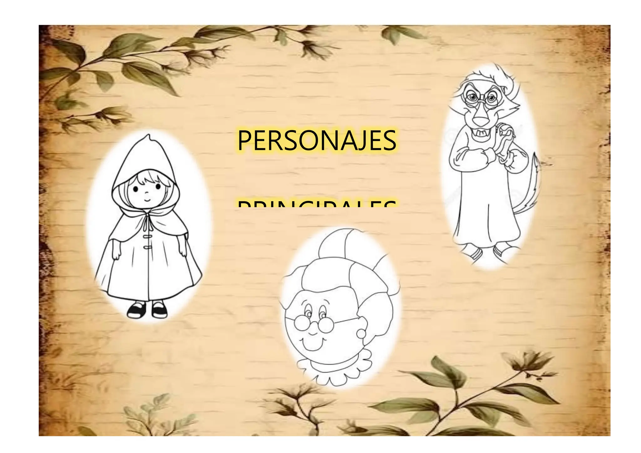 mi pequeña bitácora del cuento caperucita roja | DOCX