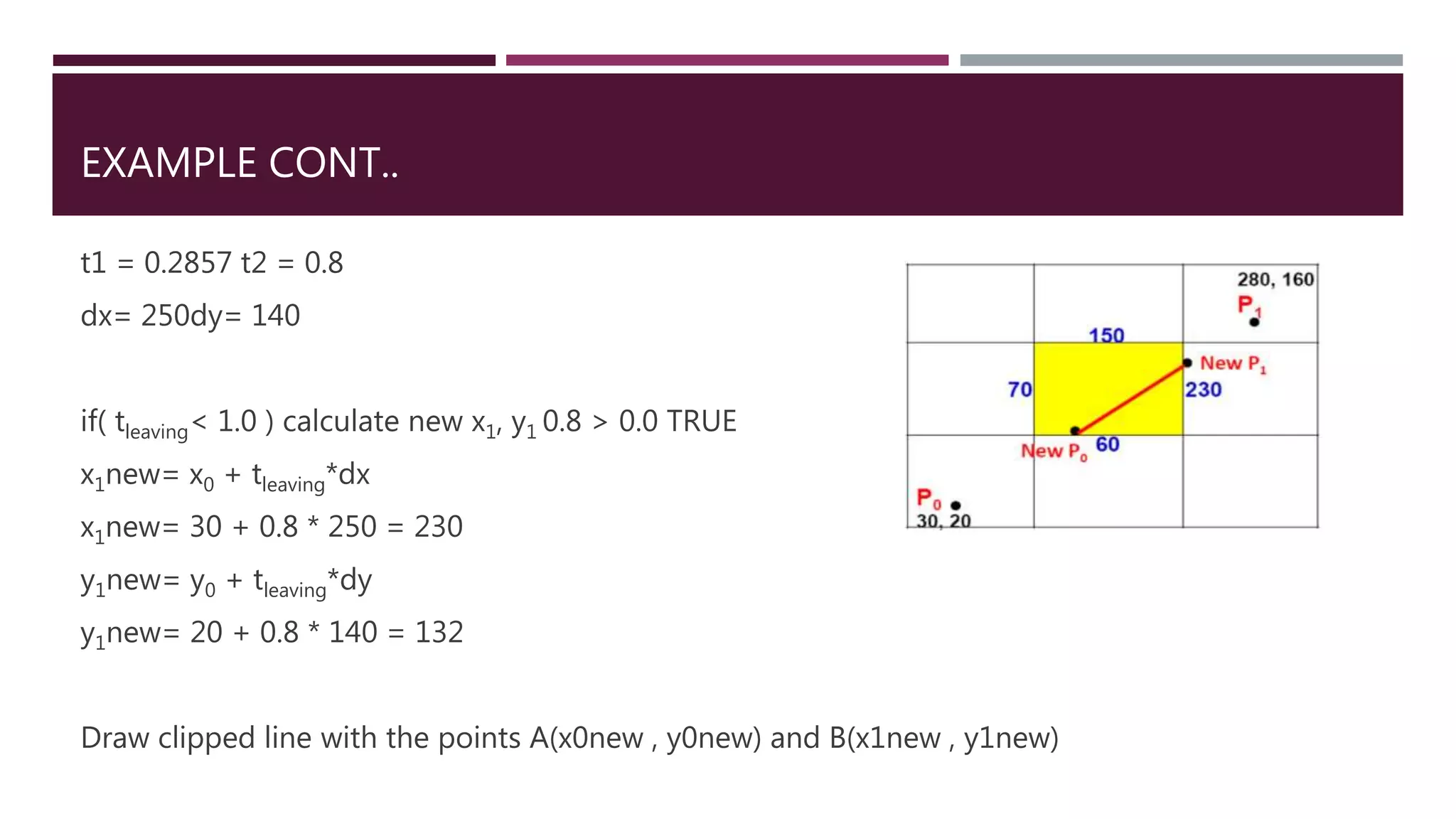 Liang- Barsky Algorithm, Polygon clipping & pipeline clipping of ...