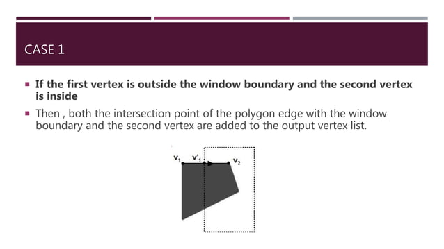 Liang- Barsky Algorithm, Polygon clipping & pipeline clipping of ...