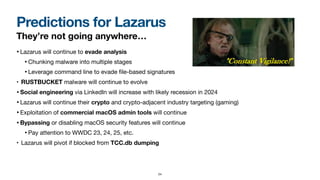 Exploring the Labyrinth: Deep dive into the Lazarus Group's foray into macOS | PDF