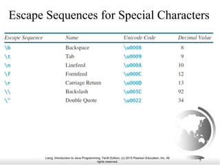 LiangChapter4 Unicode , ASCII Code .ppt | Programming Languages | Computing