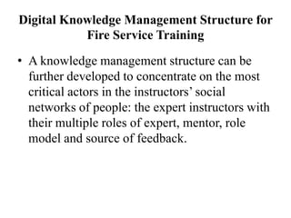 Lian Ruan's Digital Knowledge Management Structure for Fire Service ...