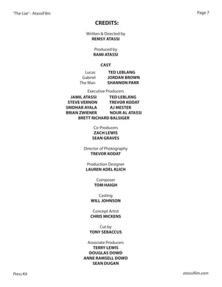 Liar press kit | PDF