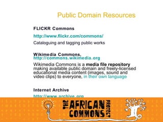 Creative Commons search | PPT | Internet | Computing