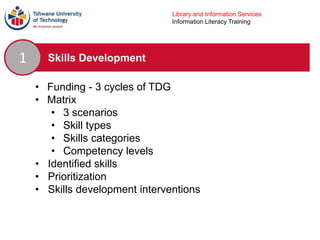The information literacy journey of TUT | PPTX