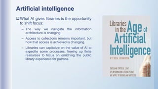 New trends in Libraries with IT, AI & i4.0 | PPTX