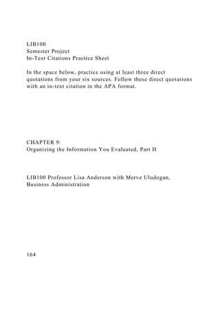 LIB100Semester ProjectIn-Text Citations Practice SheetIn t.docx