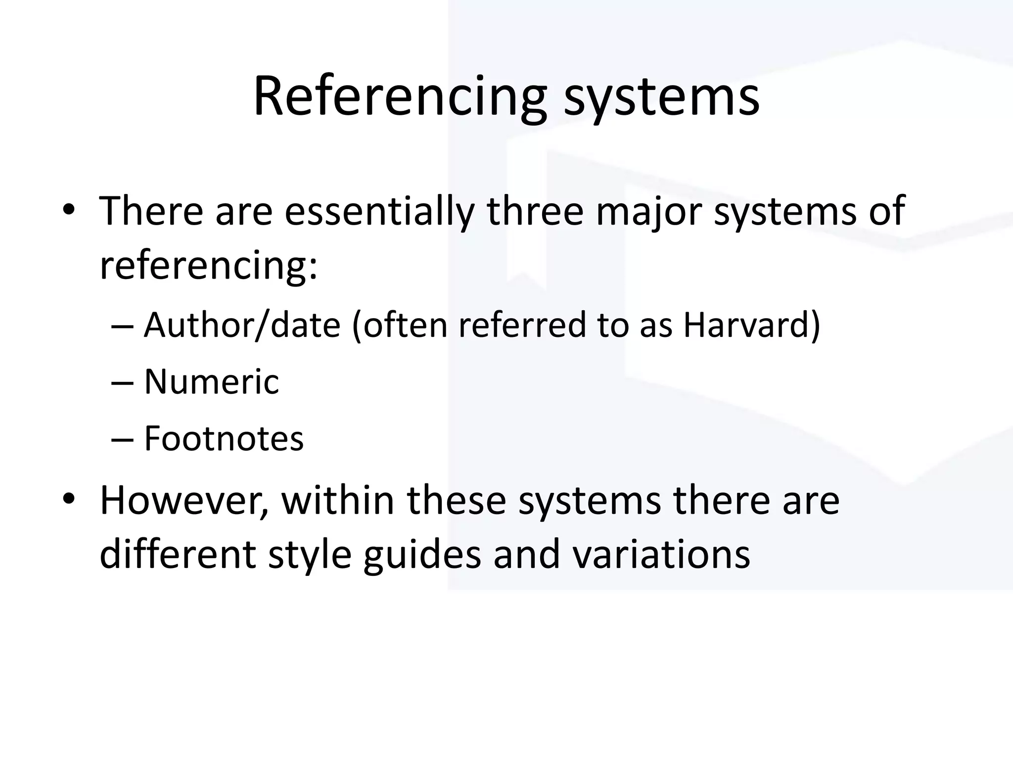 Lib112 referencing why and how | PPTX