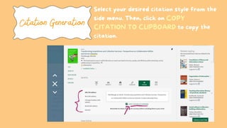 Tutorial Assignment - Citation Basics | PPTX