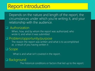 LIB300 Writing and Completing Reports and Proposals | PPT