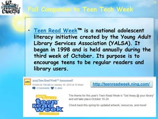 Teen Tech Week 2015: A Public Library Thing? | PPTX | Parenting Teens | Parenting