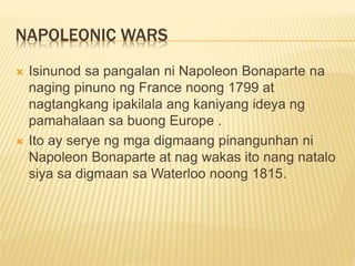 Napoleonic wars | PPTX