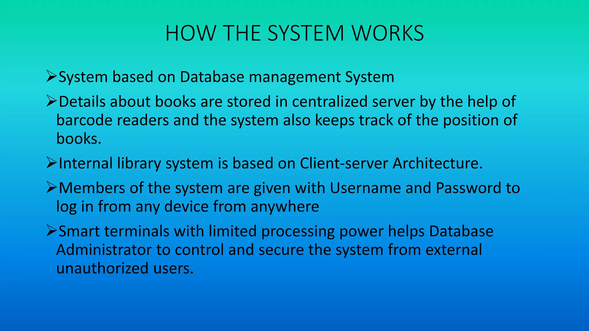 Libary management system | PPT