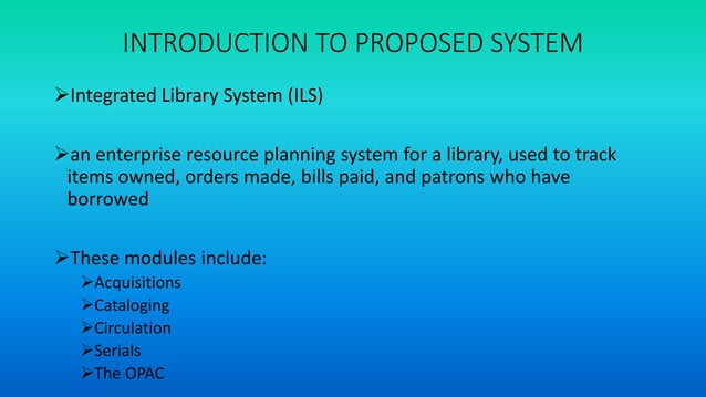 Libary management system | PPT