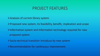 Libary management system | PPT